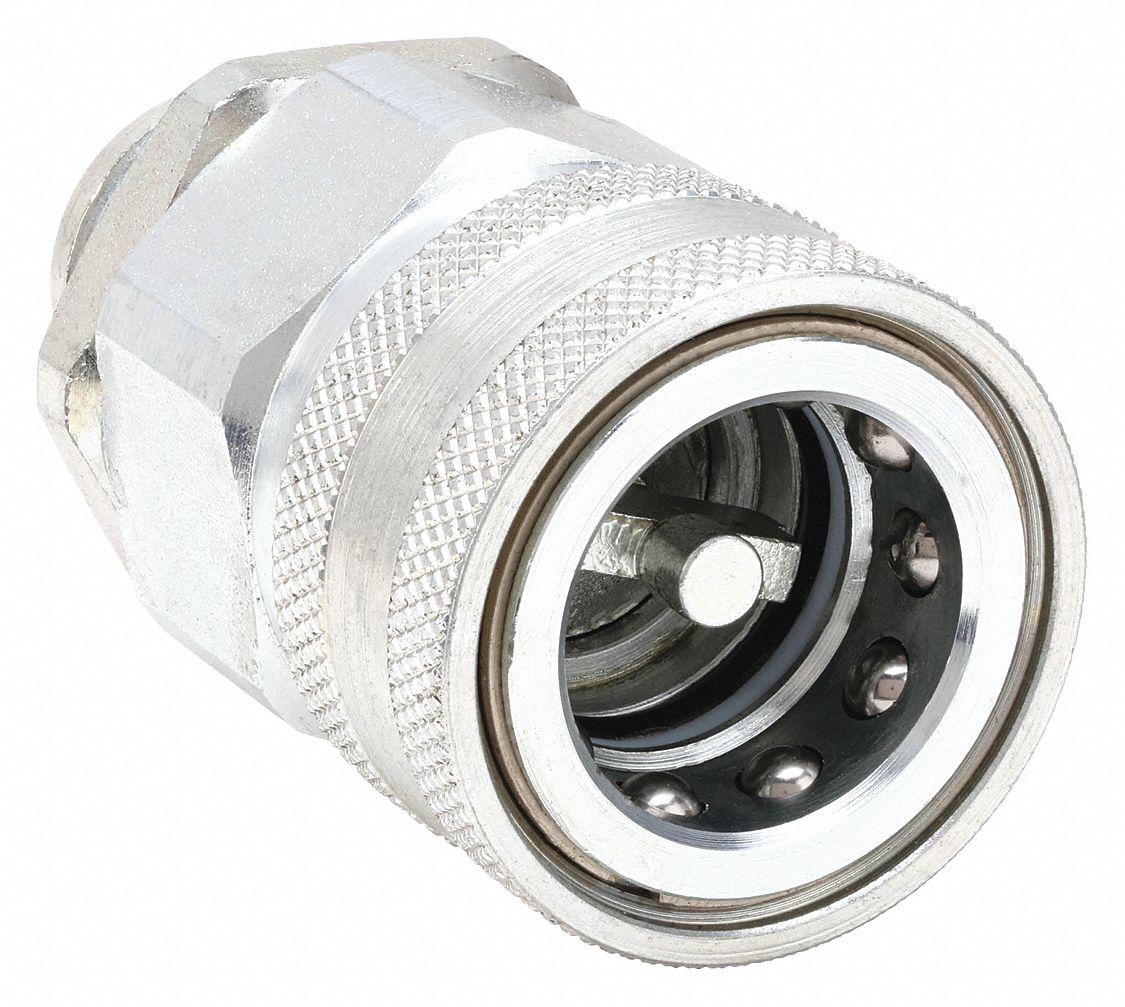 SNAP-TITE, 1/2 in Coupling Size, Steel, Hydraulic Quick Connect Hose ...