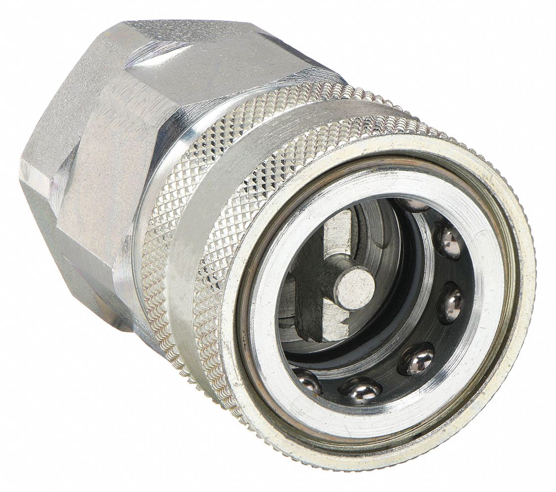 SNAP-TITE, 1/4 in Coupling Size, Steel, Hydraulic Quick Connect Hose Coupling - 20LH89|VHC4-4F ...