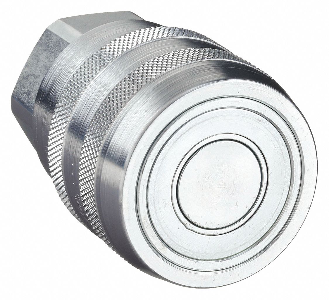 PARKER, 1 in Coupling Size, Steel, Hydraulic Quick Connect Hose ...