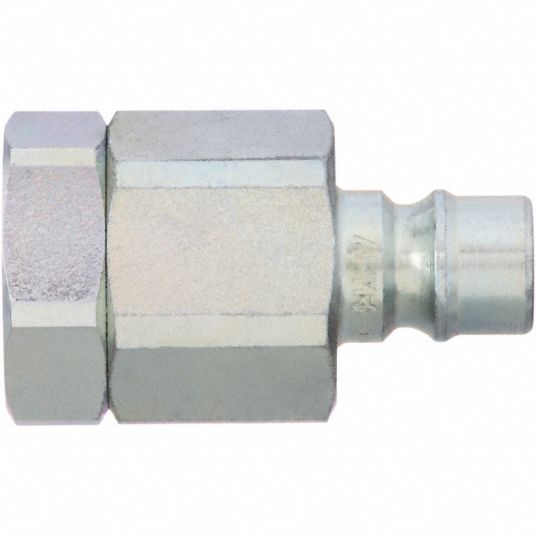 SNAP-TITE, 1/4 in Coupling Size, Steel, Hydraulic Quick Connect Hose ...