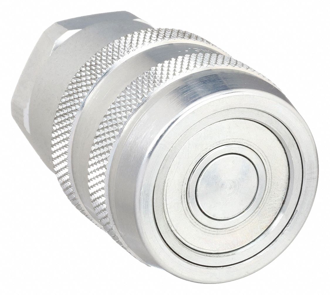 PARKER, 1/2 in Coupling Size, Steel, Hydraulic Quick Connect Hose ...