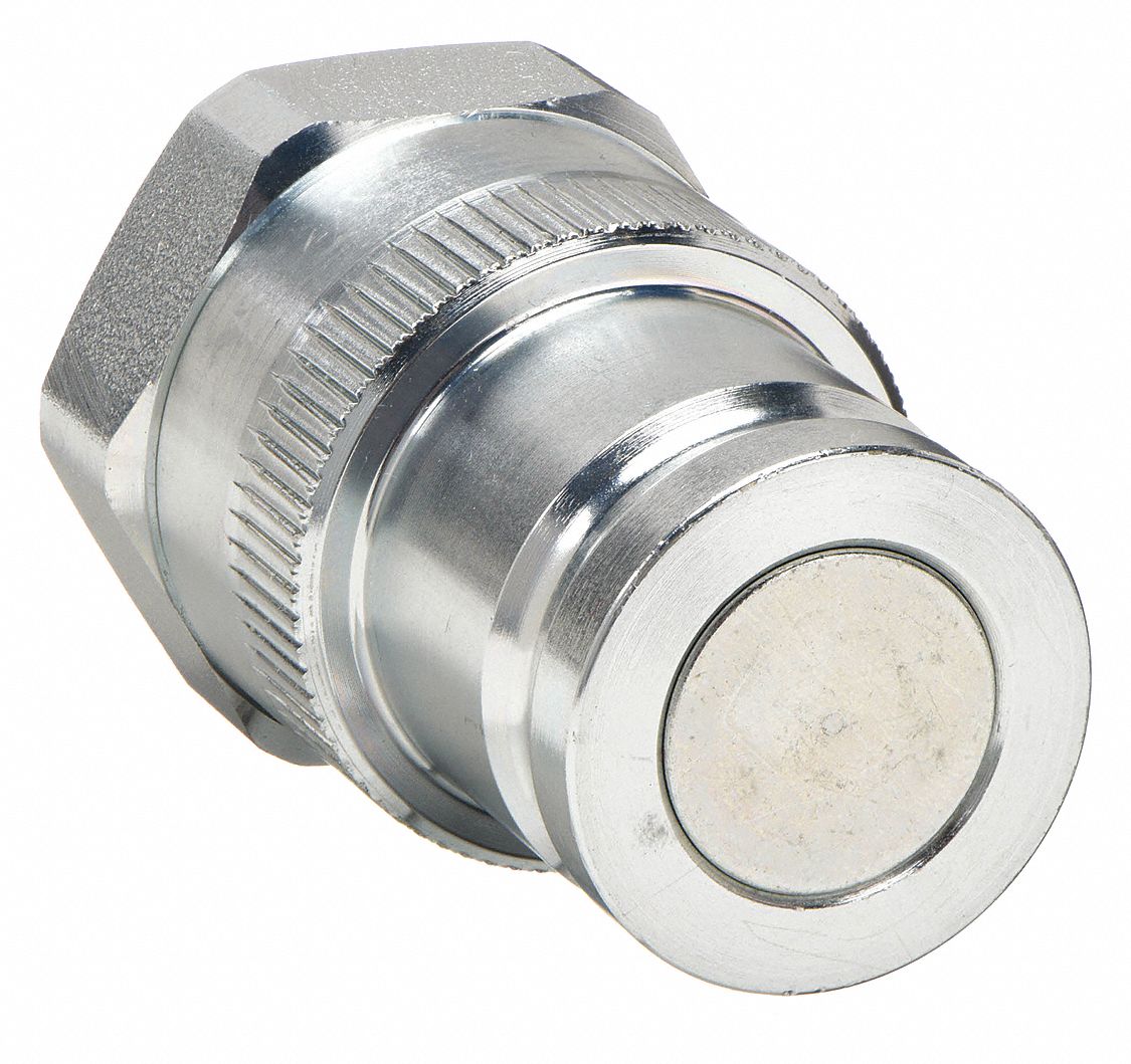 PARKER, 1 in Coupling Size, Steel, Hydraulic Quick Connect Hose ...