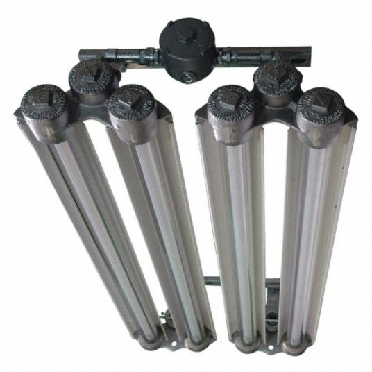 120 to 277V AC, For 4 Bulbs, Explosion Proof Lighting Fixture - 20LM08 ...