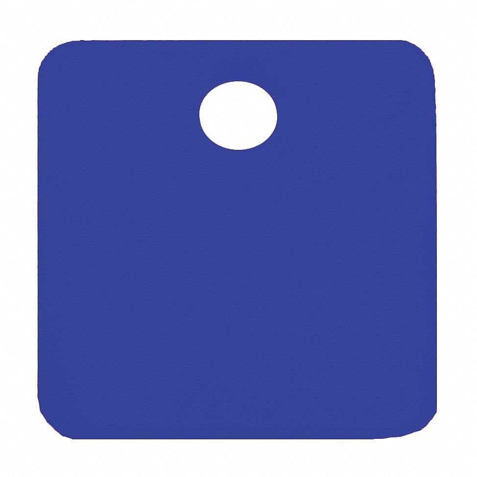 C.H. HANSON, Aluminum, Blue, Blank Tag - 20LR79|43026 - Grainger
