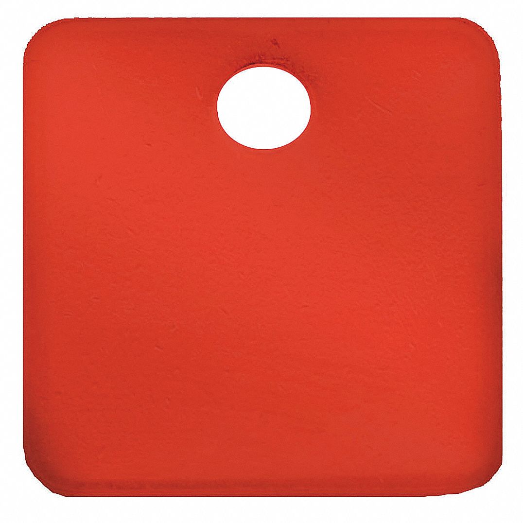 C.H. HANSON, Aluminum, Red, Blank Tag - 20LR81|43028 - Grainger