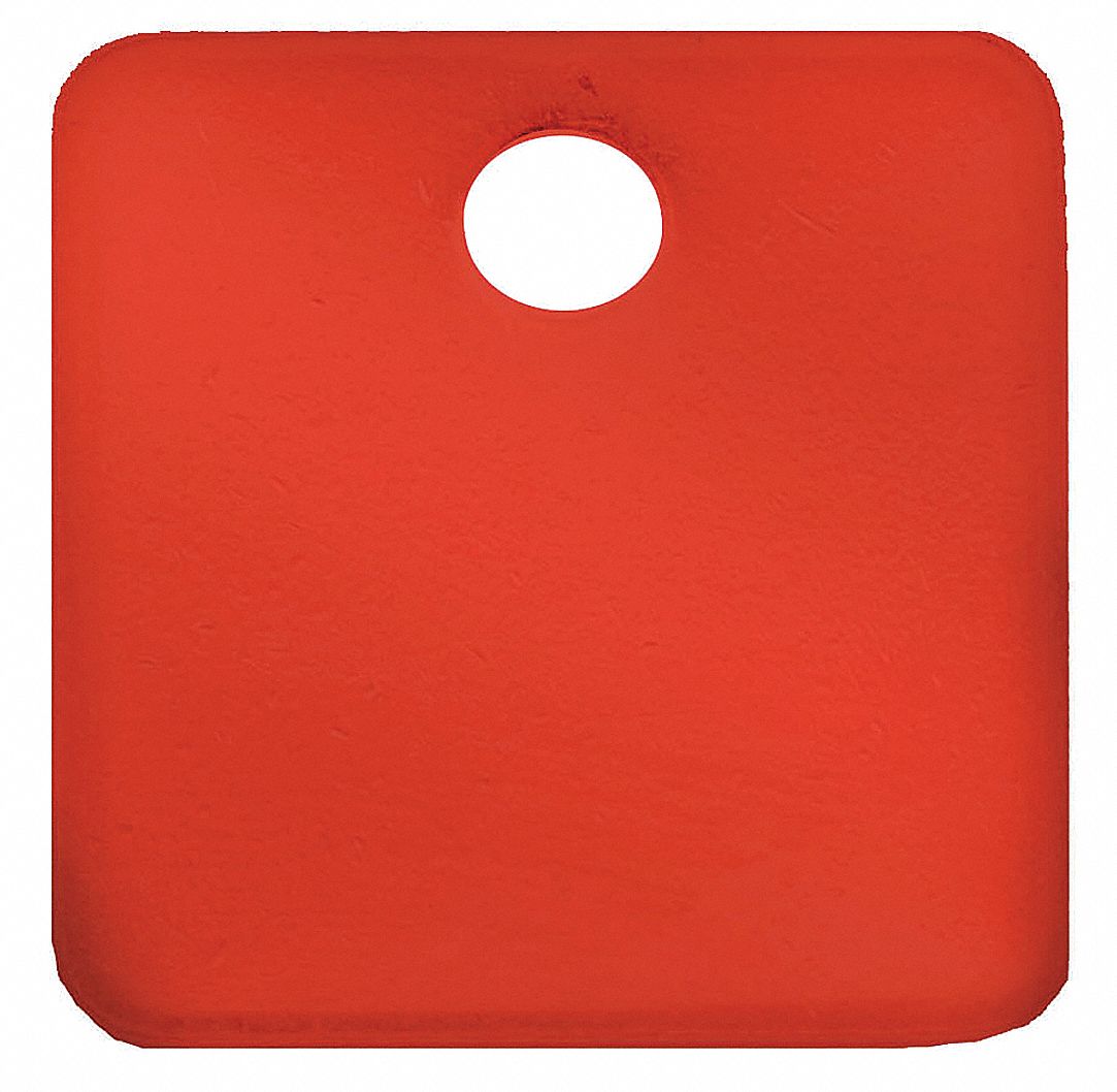 C.H. HANSON, Aluminum, Red, Blank Tag - 20LR86|43033 - Grainger