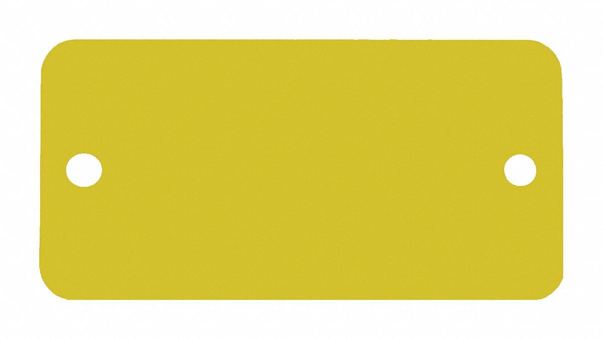 C.H. HANSON, Aluminum, Gold, Blank Tag - 20LT01|43047 - Grainger