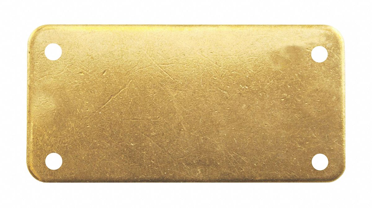 C.H. HANSON, Brass, Brass, Blank Tag - 20LT11|43057 - Grainger