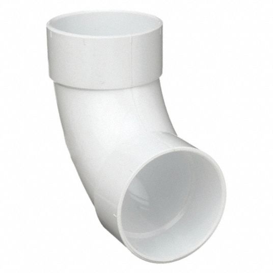 3 in x 3 in Fitting Pipe Size, Socket x Socket, Sanitary Elbow, 90 ...