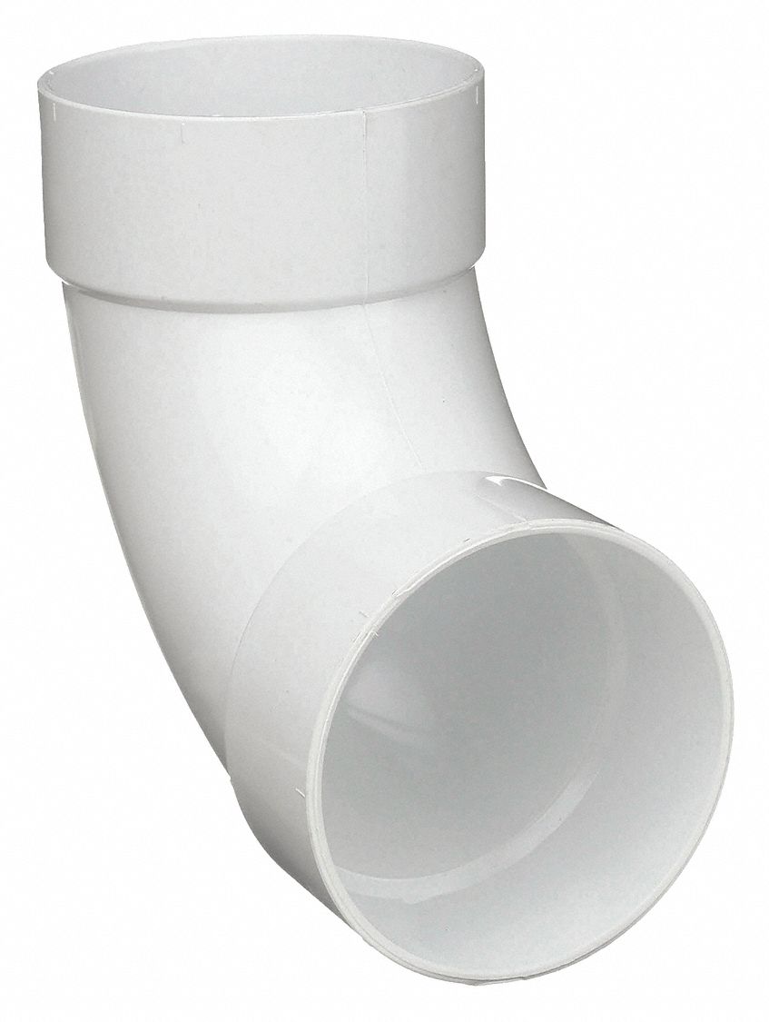 4 in x 4 in Fitting Pipe Size, Socket x Socket, Sanitary Elbow, 90 ...