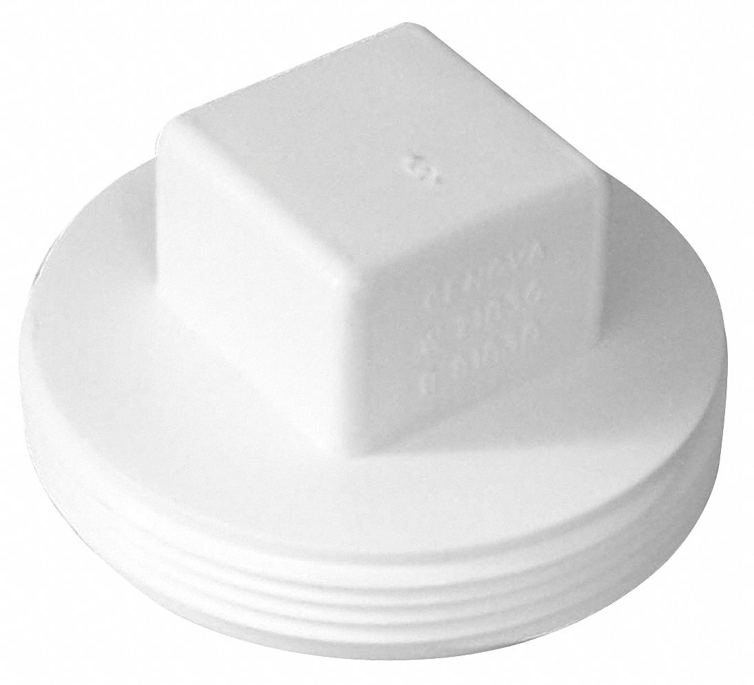 GRAINGER APPROVED PVC Plug, MIP, 3 in Pipe Size - Pipe Fitting - 20LU80 ...
