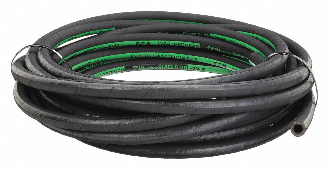 5,000 psi, 1/2 in Hose Inside Dia., Hydraulic Hose - 20LW83|H28008-50 ...