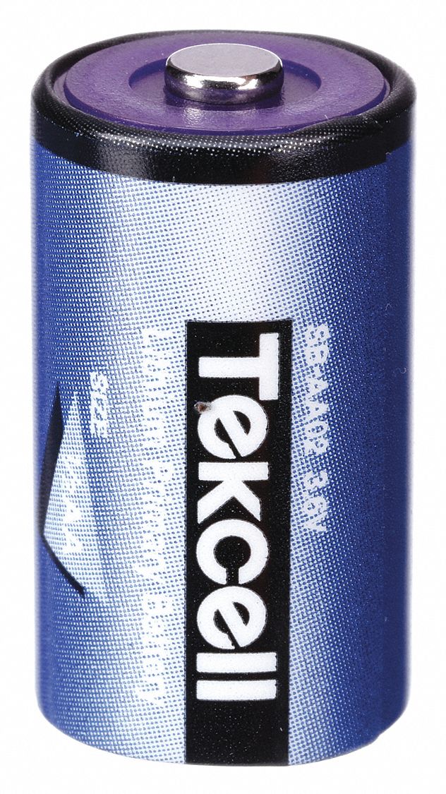 LASCAR, 1/2 AA Battery Size, Lithium, Battery - 20PD32|BAT 3V6 - Grainger