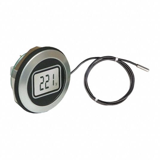 LASCAR, -40°F to 221°F /-40°C to 105°C, +/-1°C (+/-2°F), Round Hole ...