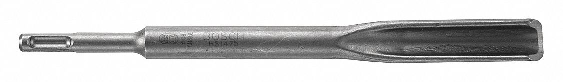 BOSCH, 1 in Head Wd, 10 in Overall Lg, Chisel Bit - 20PK15|HS1475 ...