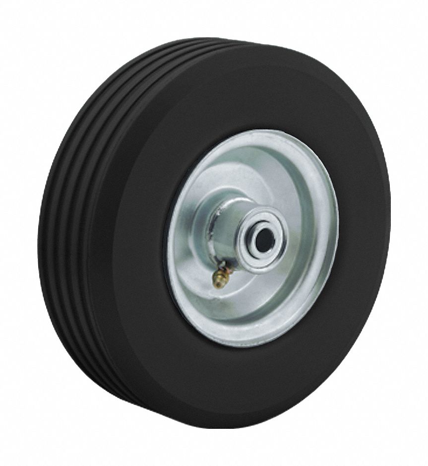 Semi-Pneumatic Wheel, 10 in Wheel Dia., 440 lb Load Rating - Grainger