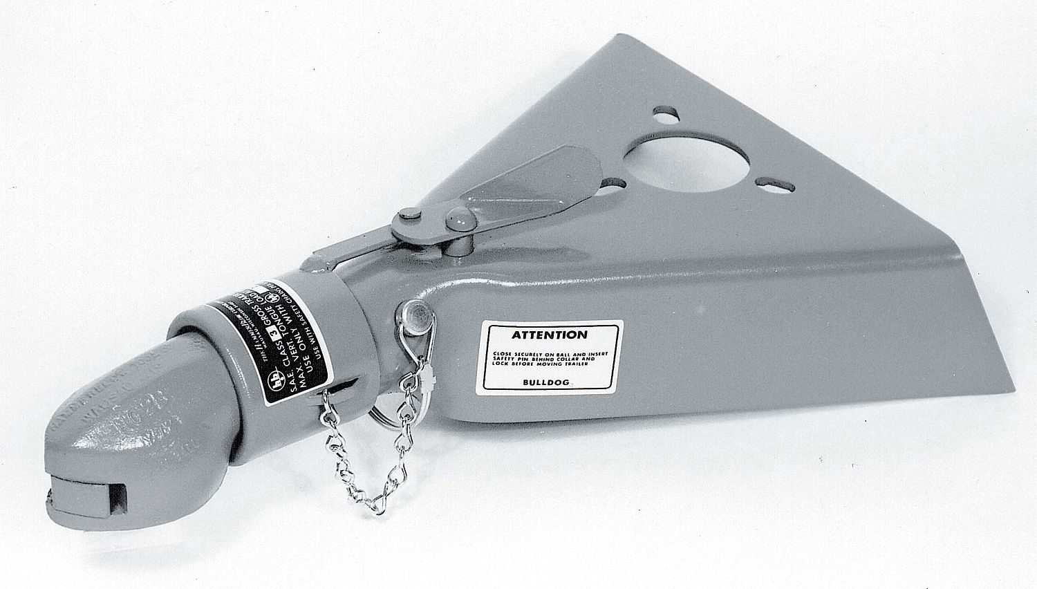 BULLDOG A-Frame Coupler: A-Frame Coupler, III, 5,000 lb Gross Towing Wt ...