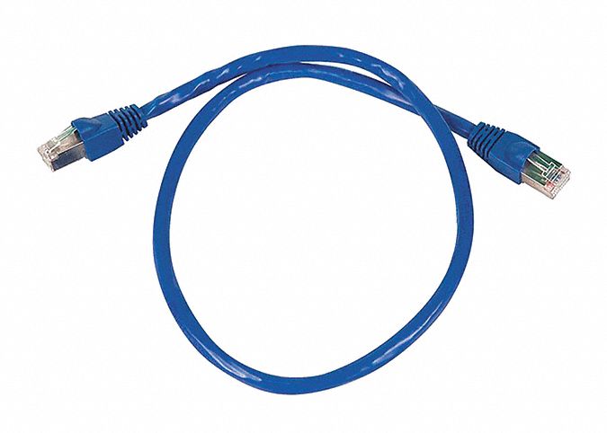 MONOPRICE Voice and Data Patch Cord: 6A, RJ45, RJ45, Shielded, 2 ft Lg ...