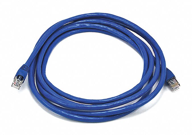 MONOPRICE Voice and Data Patch Cord: 6A, RJ45, RJ45, Shielded, 10 ft Lg ...