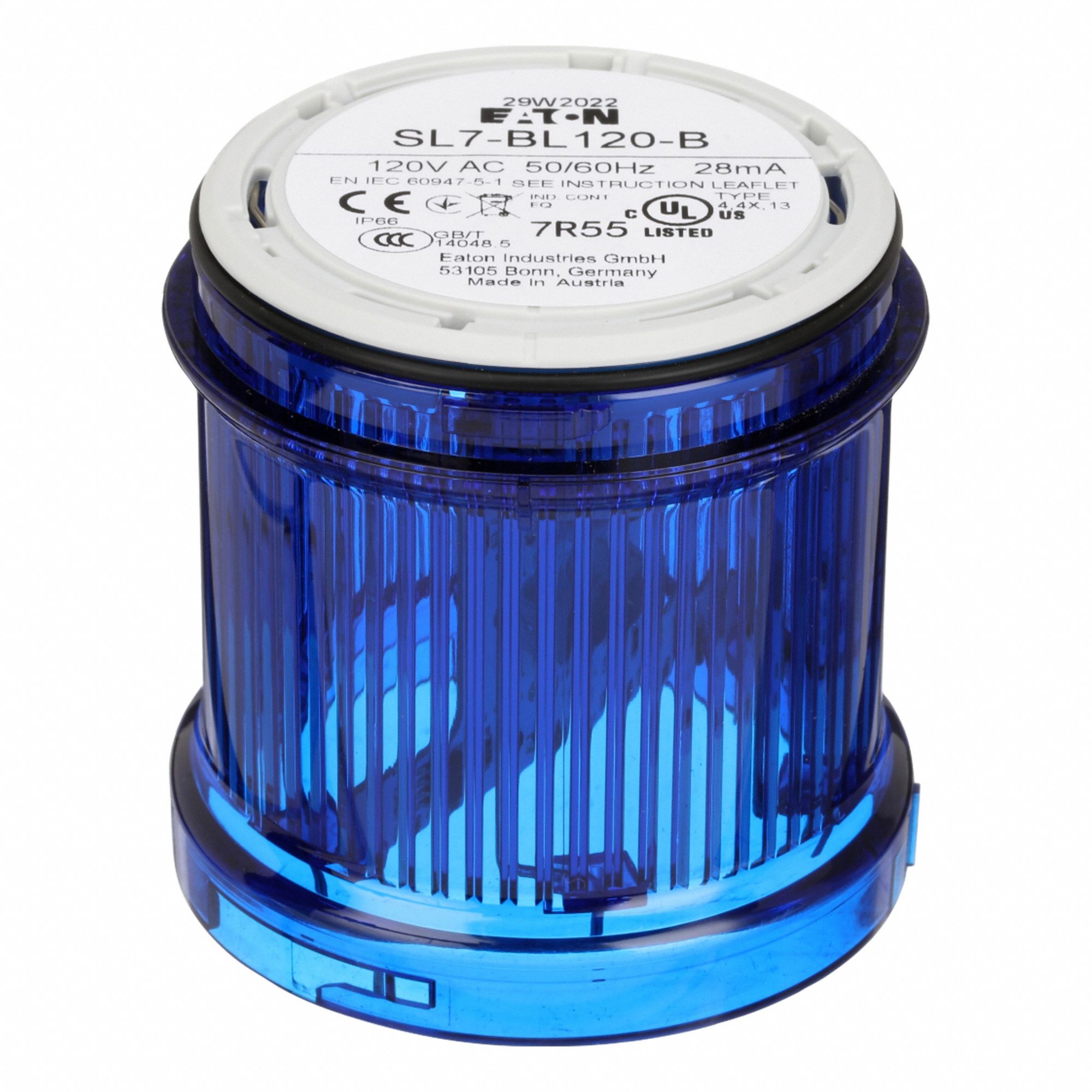 EATON, Flashing, 110/120V AC, Tower Light Module - 20PZ73|SL7-BL120-B - Grainger