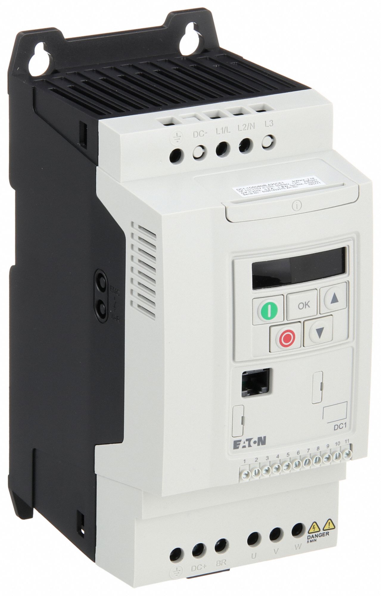 EATON, 115V AC, 1 1/2 hp Max Output Power, Variable Frequency Drive ...