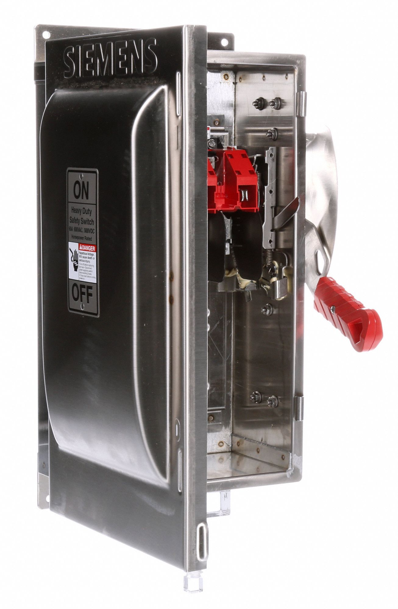 SIEMENS Safety Switch, Nonfusible, Heavy, 600V AC Voltage, 3 Phase, 60 ...