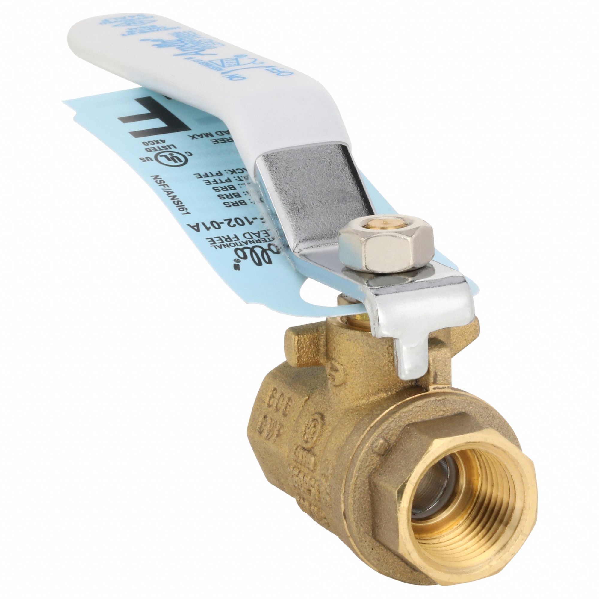 APOLLO, 3/8 in, Brass, Manual Two-Way Ball Valve - 20RE07|94ALF-102-01A - Grainger