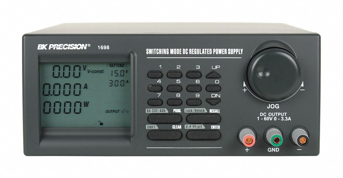 Programmable DC Power Supply,Digital - Grainger