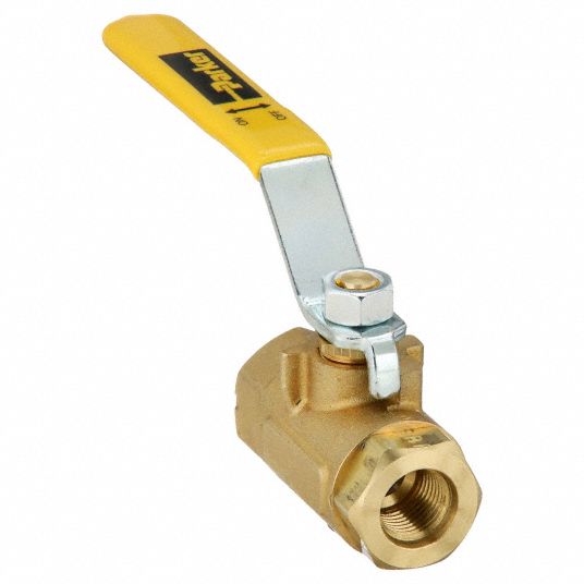 3/8 in, Brass, Manual Two-Way Ball Valve - 20RH36|XV506P-6 - Grainger