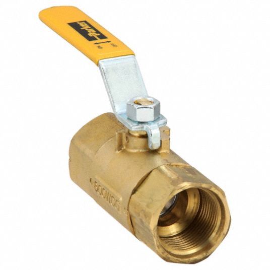 1 in, Brass, Manual Two-Way Ball Valve - 20RH39|XV506P-16 - Grainger