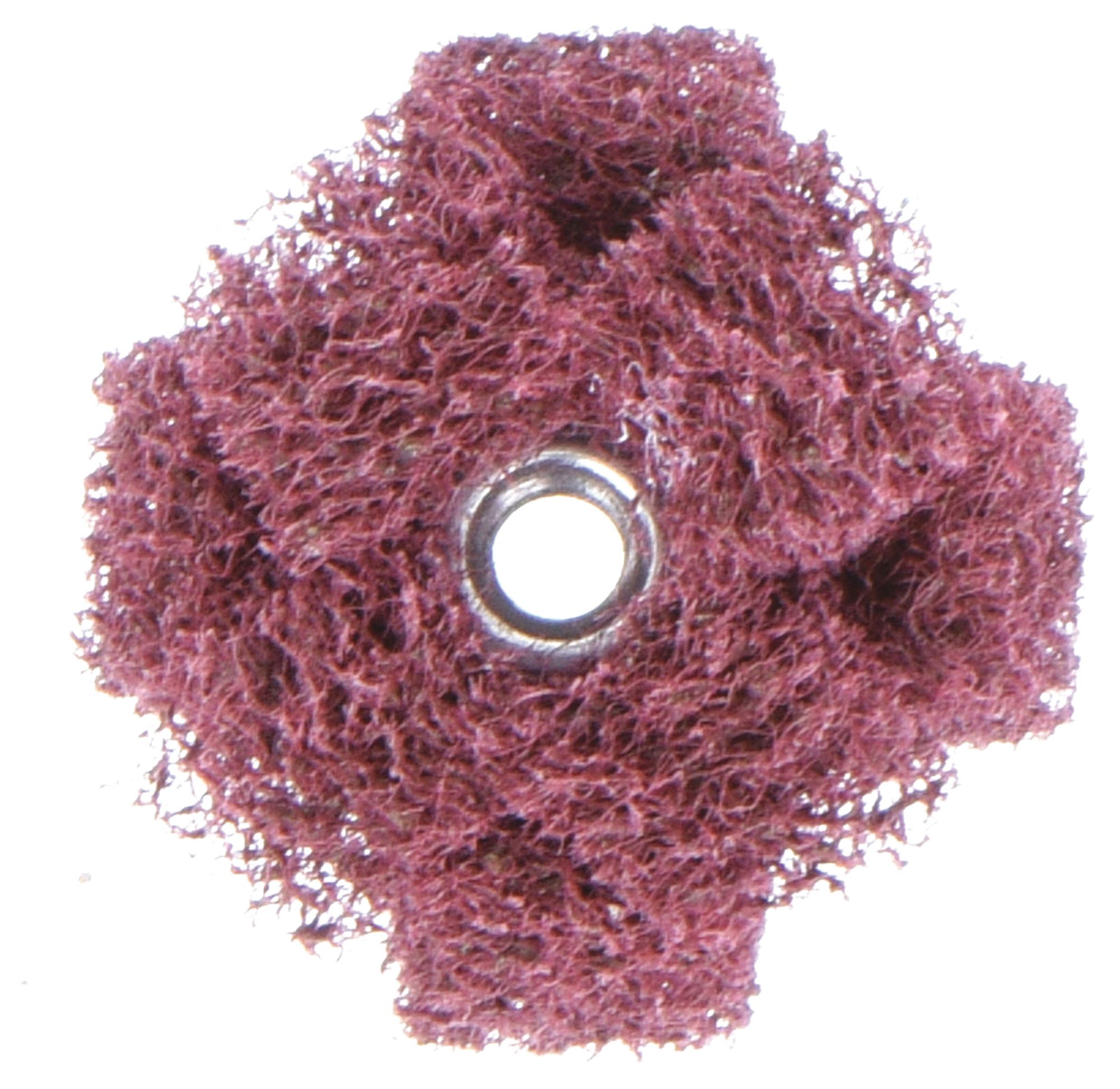 SCOTCH-BRITE, 1 in Dia x 3/8 in W, #8-32 Eyelet, Cross Buff - 20RU40 ...