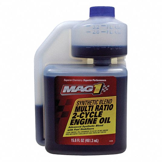 MAG 1, Synthetic Blend, 15.6 fl oz Size, 2-Cycle Engine Oil - 20RW78 ...