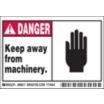 Machine In Use Warning Signs - Grainger Industrial Supply