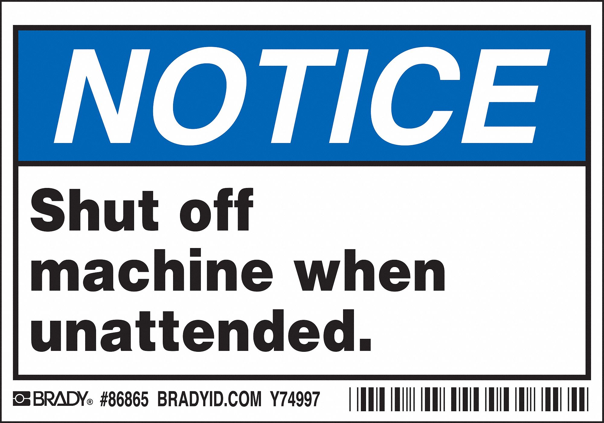 Polyester, Adhesive Sign Mounting, Label - 20RZ90|86865 - Grainger