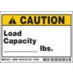 Load Capacity Signs - Grainger Industrial Supply