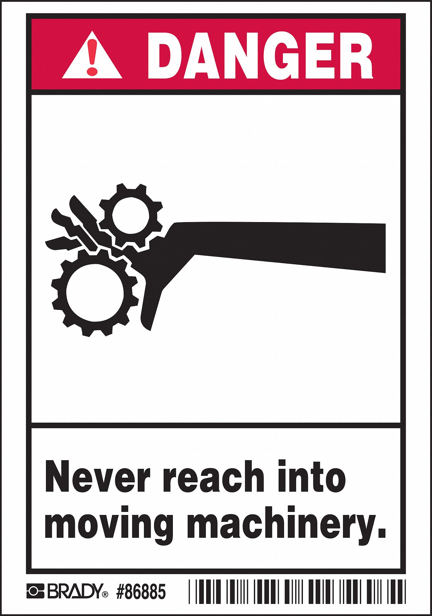 Polyester, Adhesive Sign Mounting, Label - 20RZ98|86885 - Grainger