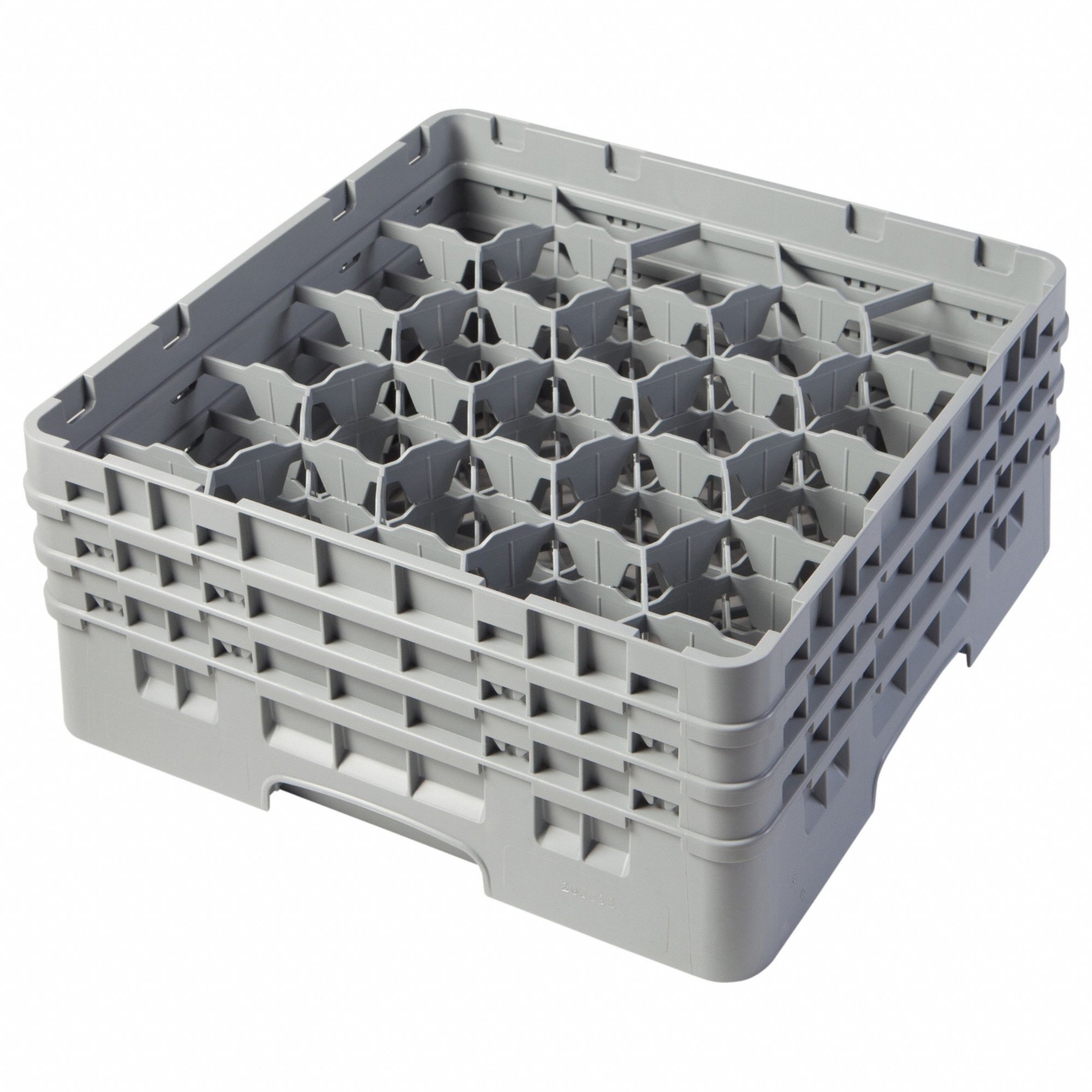 CAMBRO, 20 Compartments, 15 1/2 cm Max Cup Ht, Glass Rack - 807JF8 ...