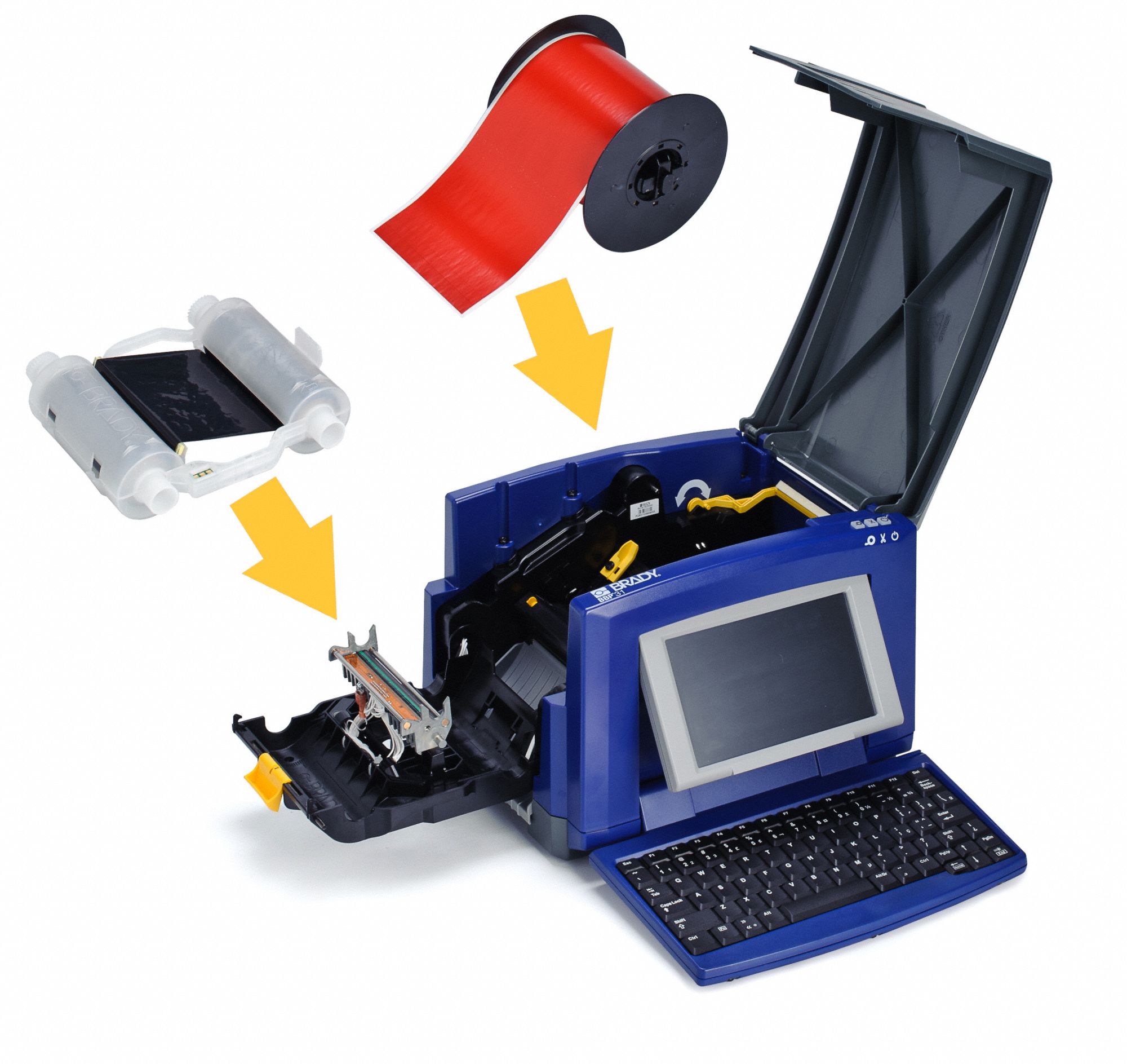 BRADY Desktop Label Printer Kit: Gen ID Kit, Standalone/PC Connected ...