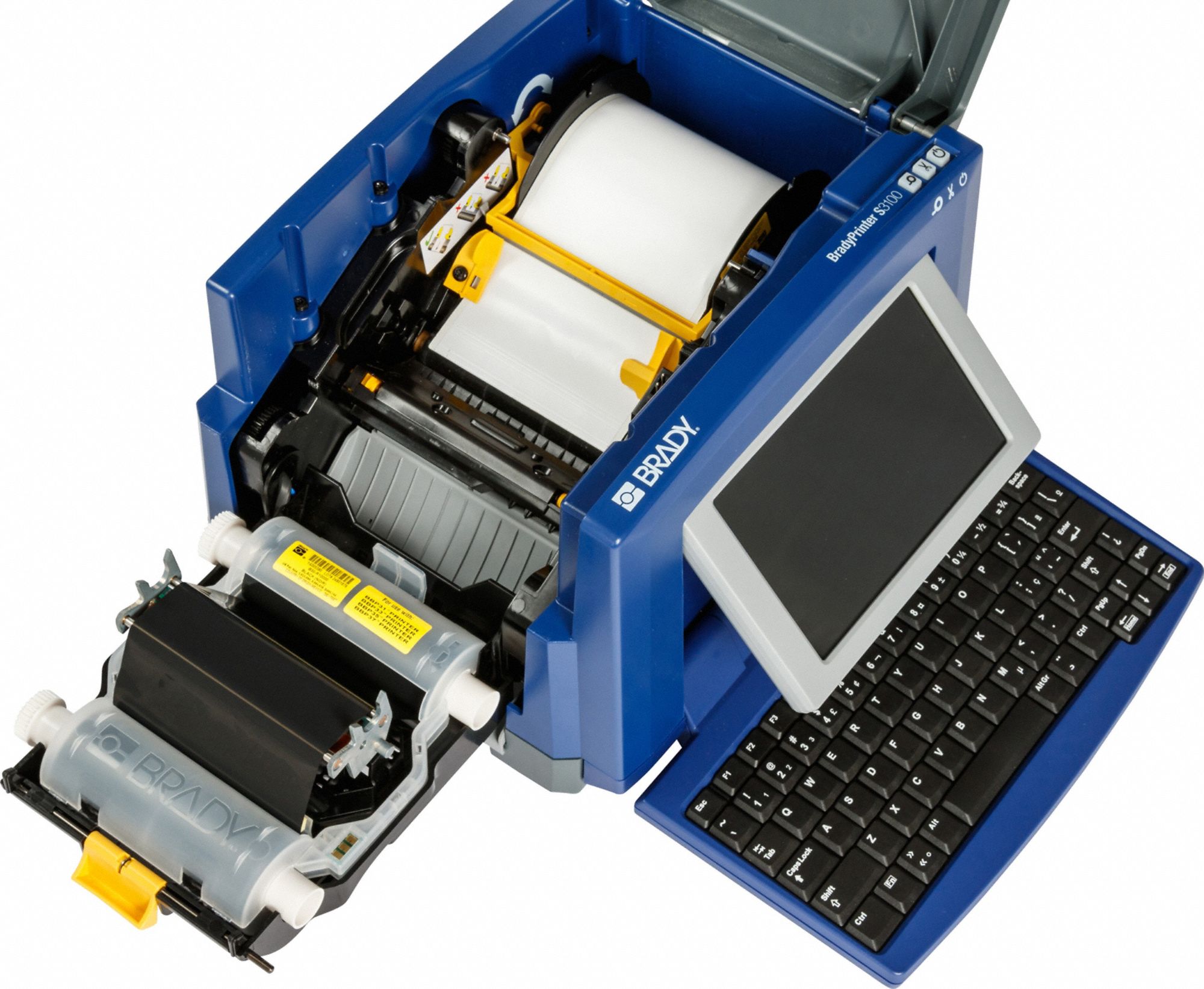 Brady Desktop Label Printer: Pc Connected Standalone, Single Color 