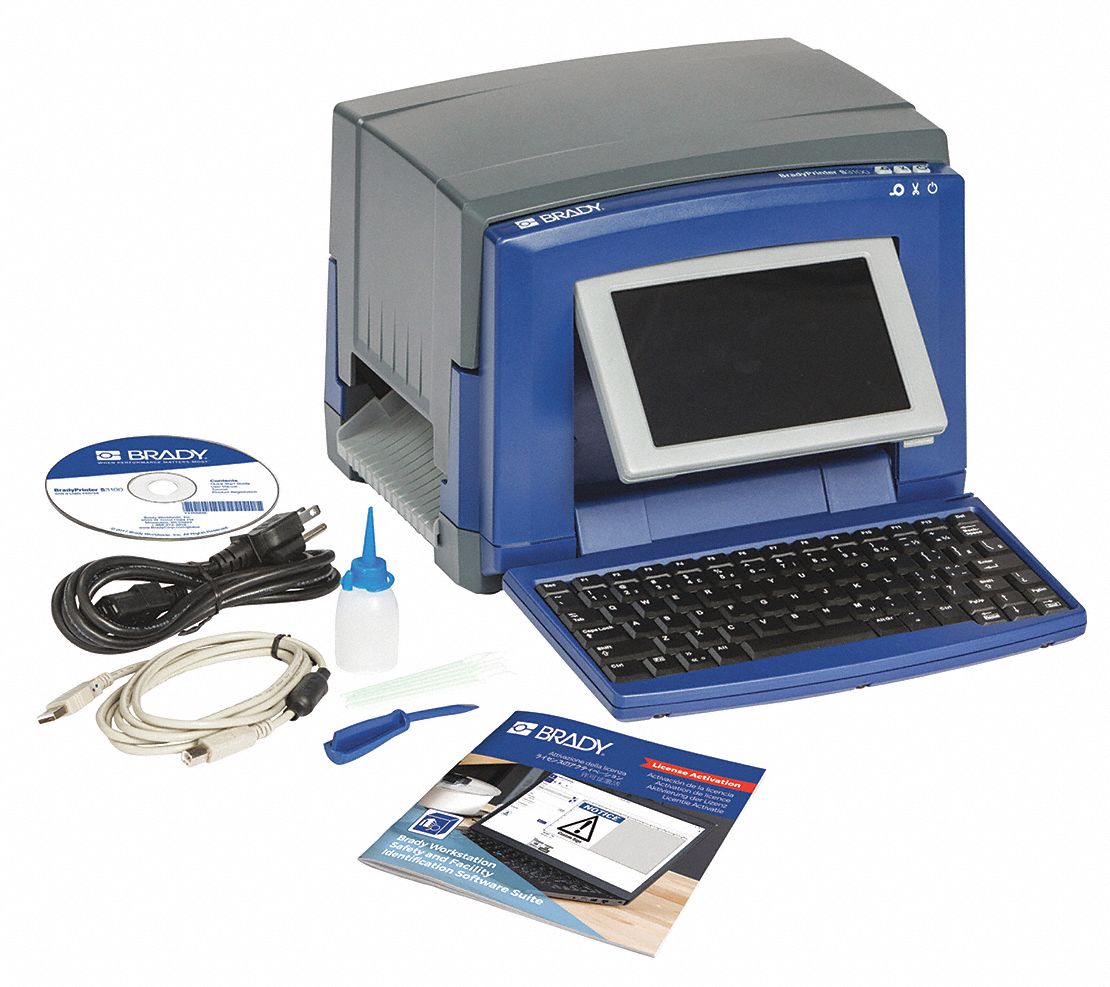 PC Connected/Standalone, Single Color, Desktop Label Printer - 20TA67 ...