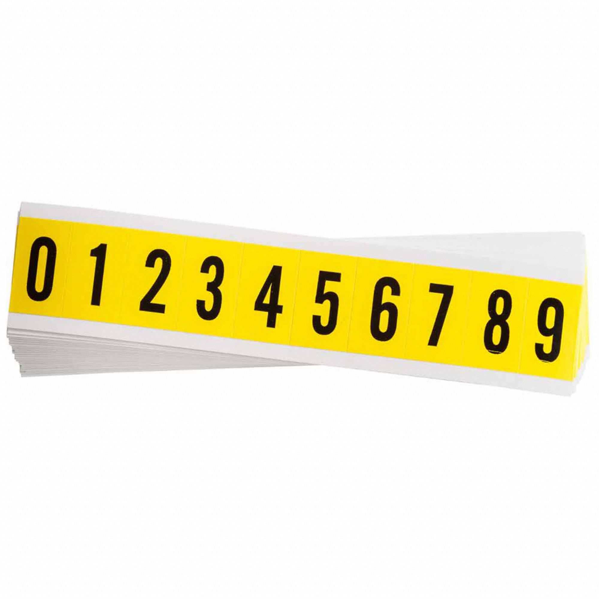 1 in Character Ht, Indoor Only, Letter Labels Kit - 20TA82|3430-# KIT ...