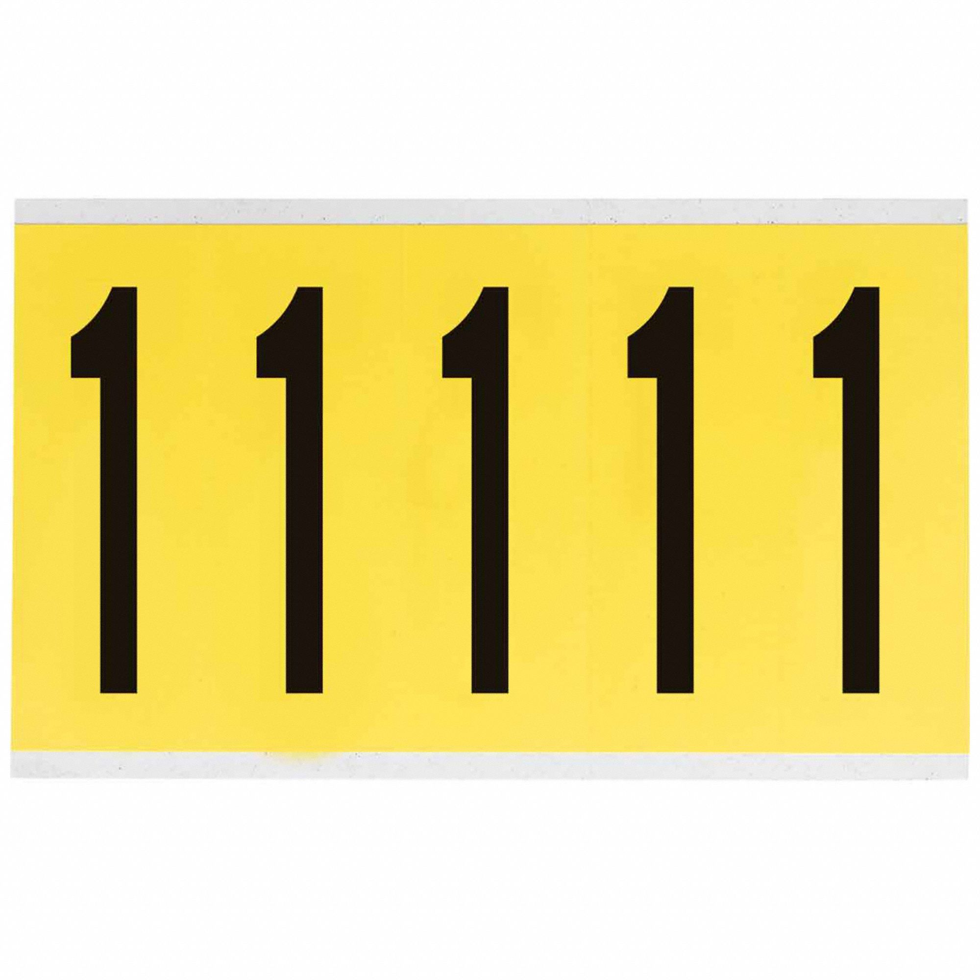 4 in Character Ht, Indoor Only, Number Label - 20TC06|3460-1 - Grainger