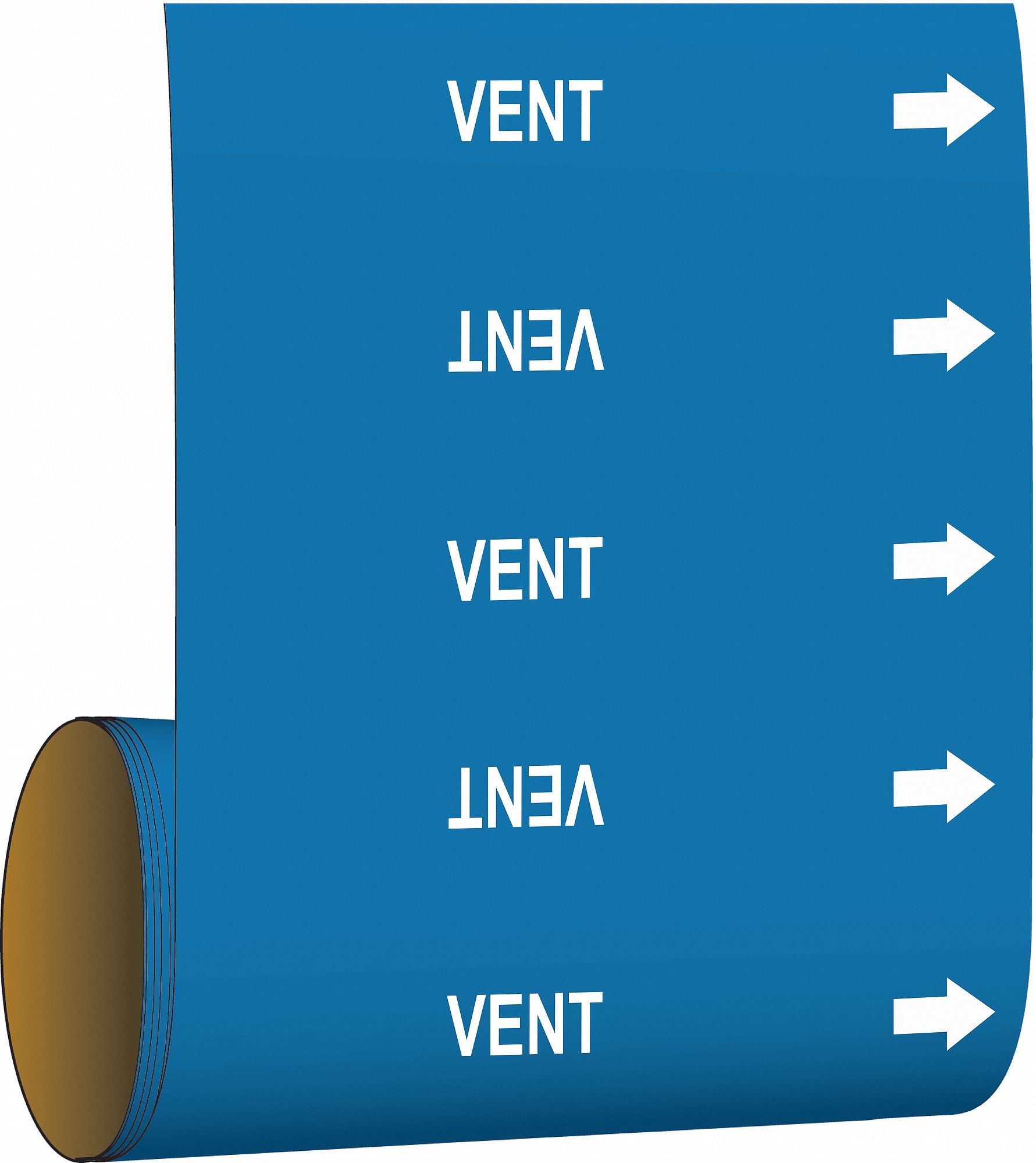 Vent, Blue, Pipe Marker - 20TE75|109845 - Grainger