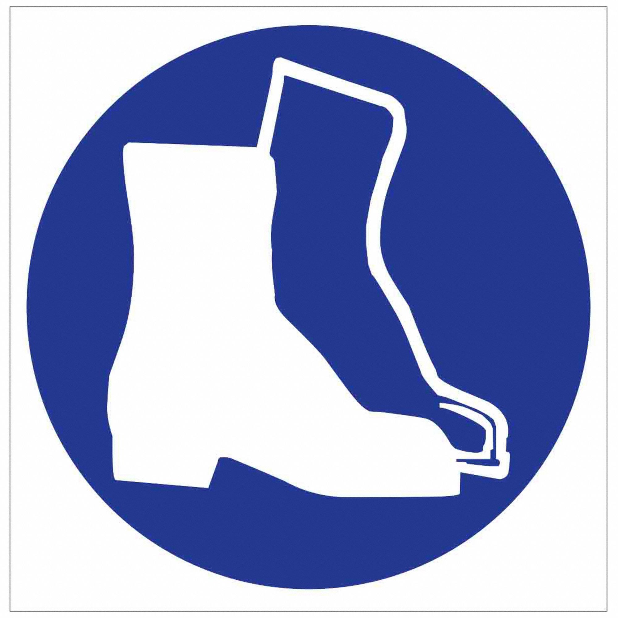 Boots Pictogram, Blue, Label - 20TH42|58563 - Grainger