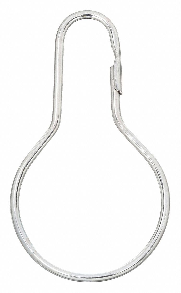 Snap Hook Loop, 1.375 in Wire Dia, Fastener - 20TJ44|98858 - Grainger