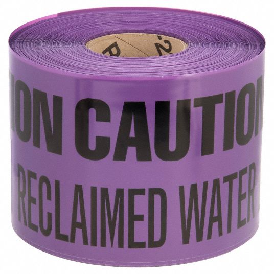 1,000 ft Tape Lg, Purple, Underground Marking Tape - 20TK80|63050 ...