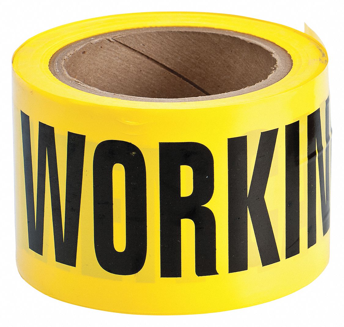 200 ft Lg, 3 in Wd, Barricade Tape - 20TK86|91215 - Grainger