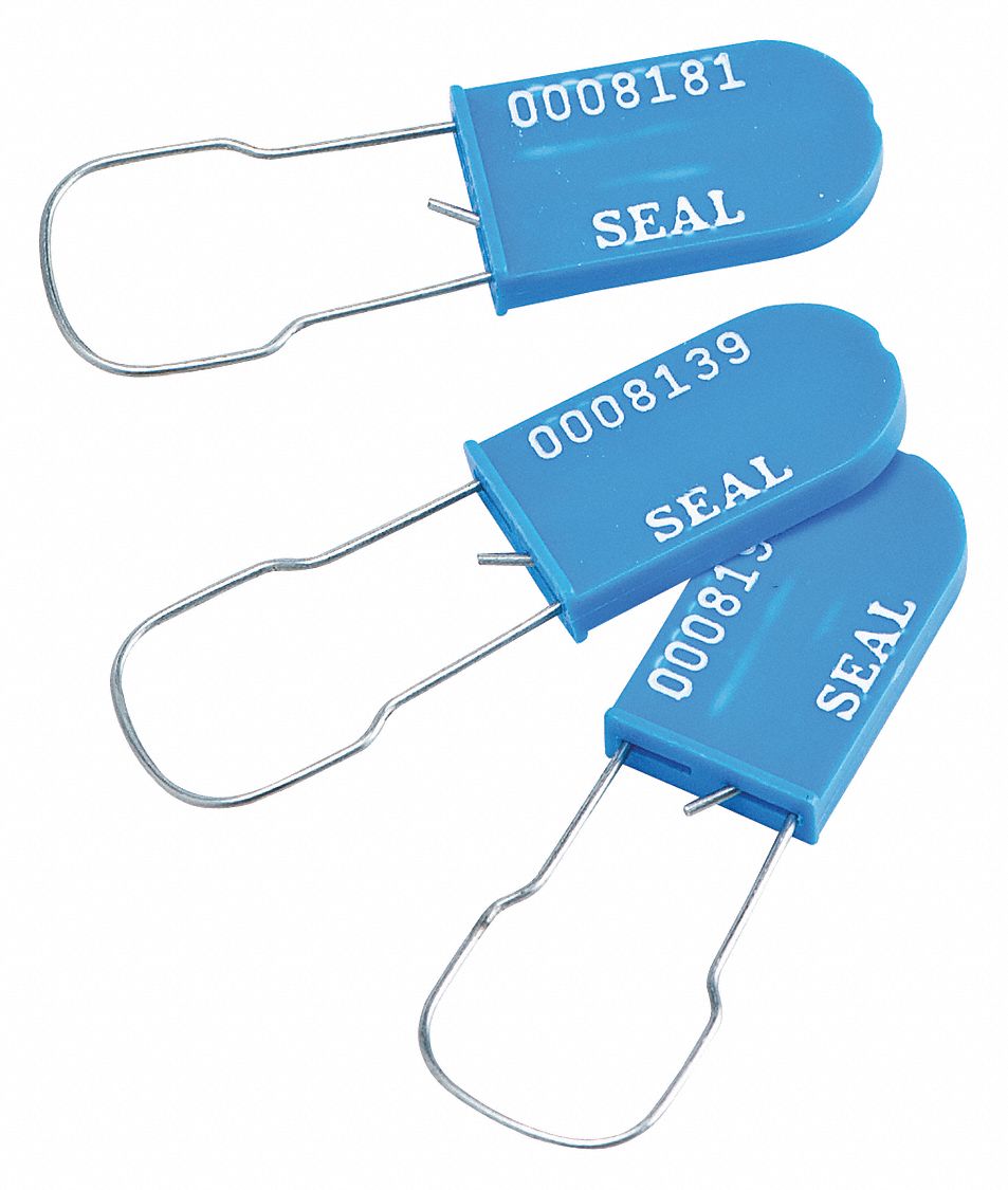 Hot Stamped, 100, Padlock Seal - 20TL26|95169 - Grainger