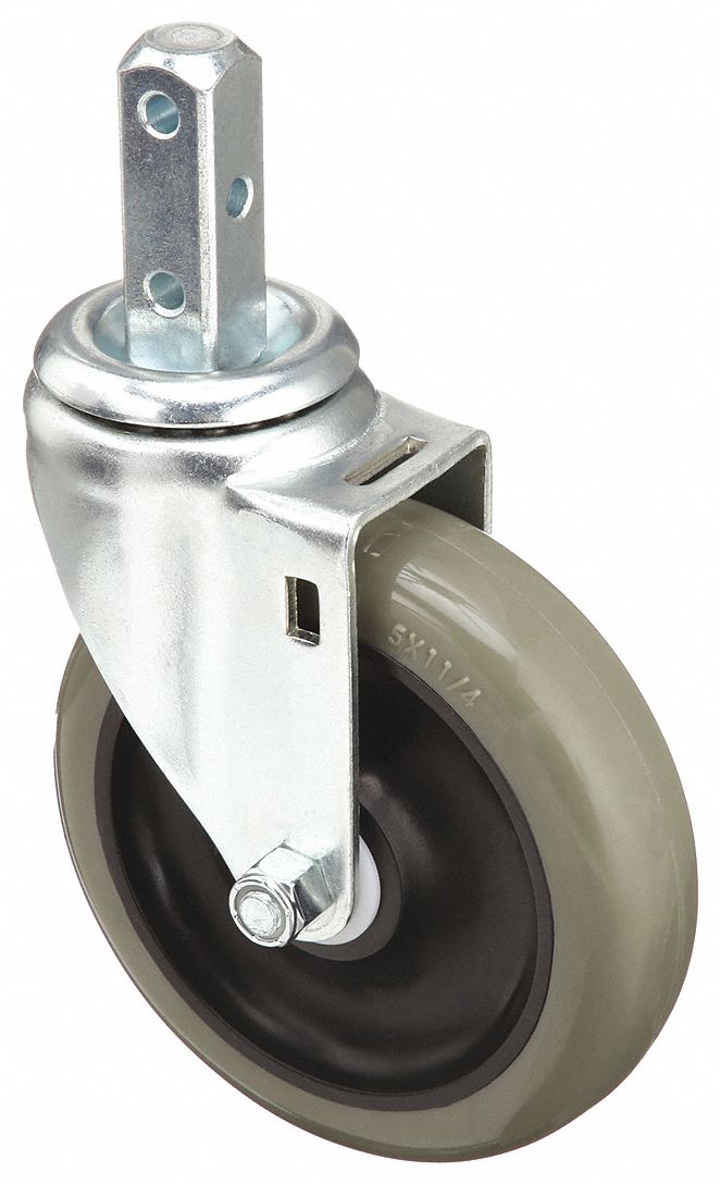 GRAINGER APPROVED SWIVEL STEM CASTER 5IN DIA. 300 LB. - Stem Casters ...