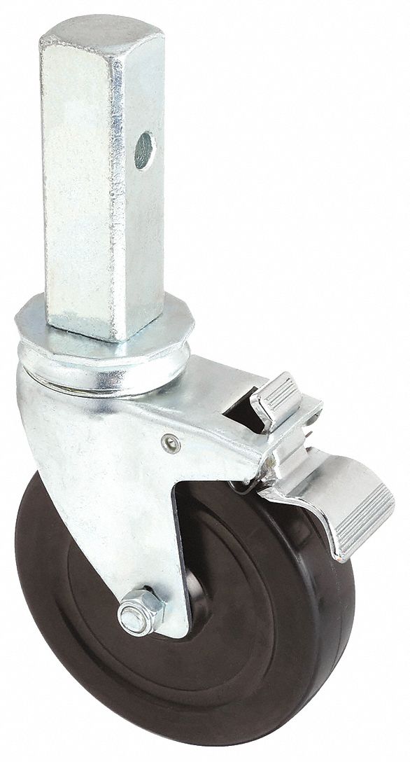 Swivel, 5 in Wheel Dia., Stem Caster - 20TM40|20TM40 - Grainger